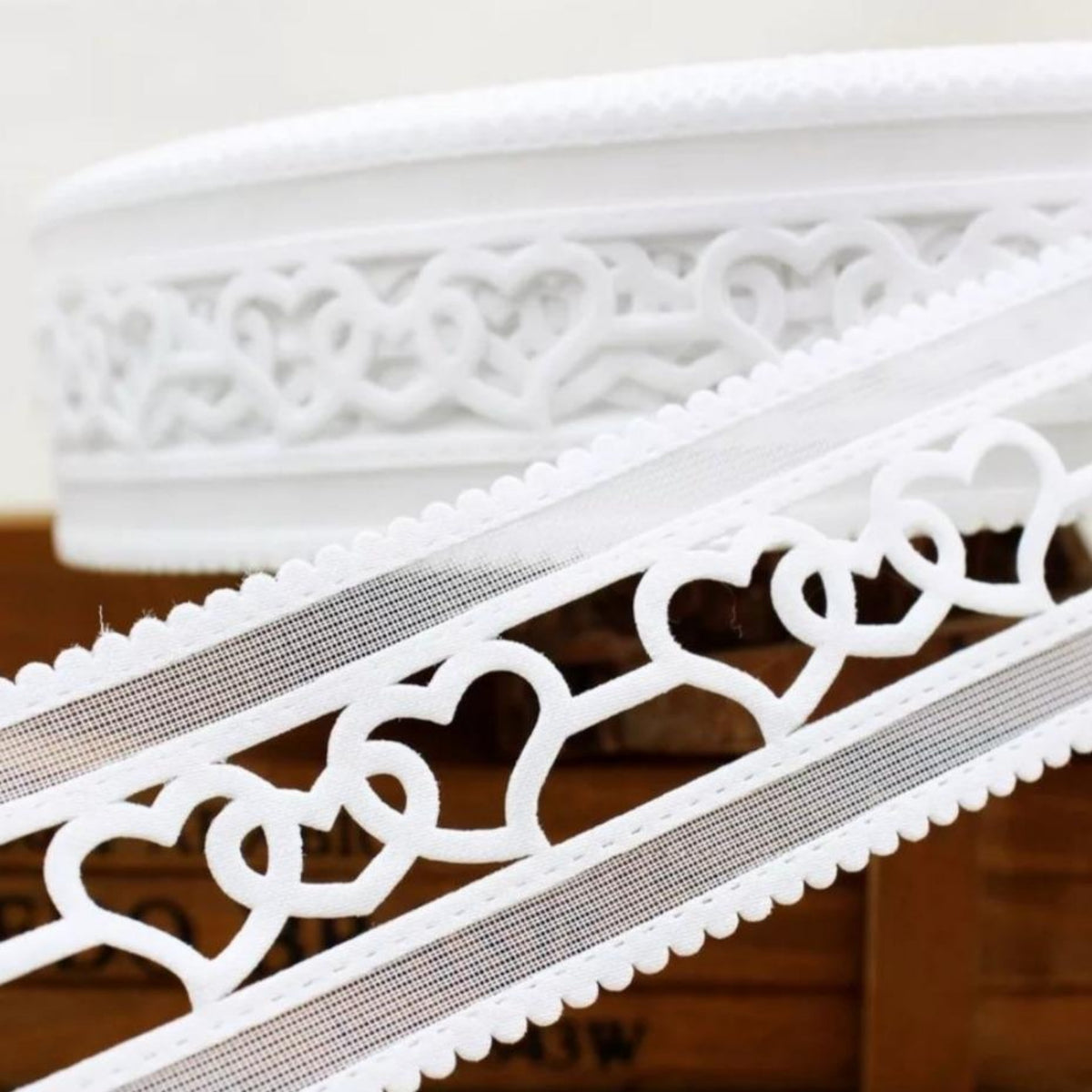 Love Hearts - Hollow Ribbon (45mm) x 1 Metre – The Craft Merchants